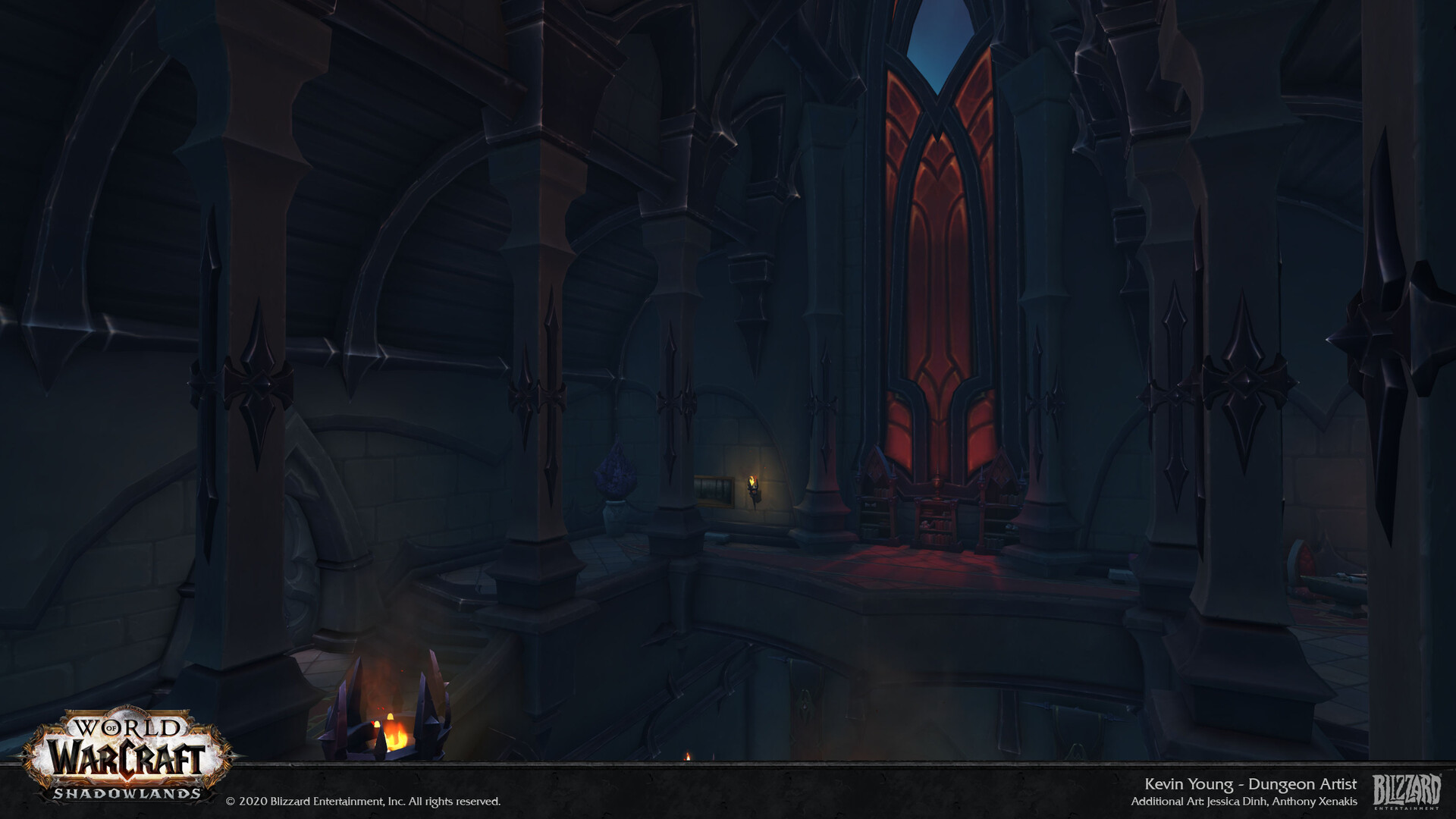 Kevin Young - World of Warcraft: Shadowlands - Revendreth Architecture