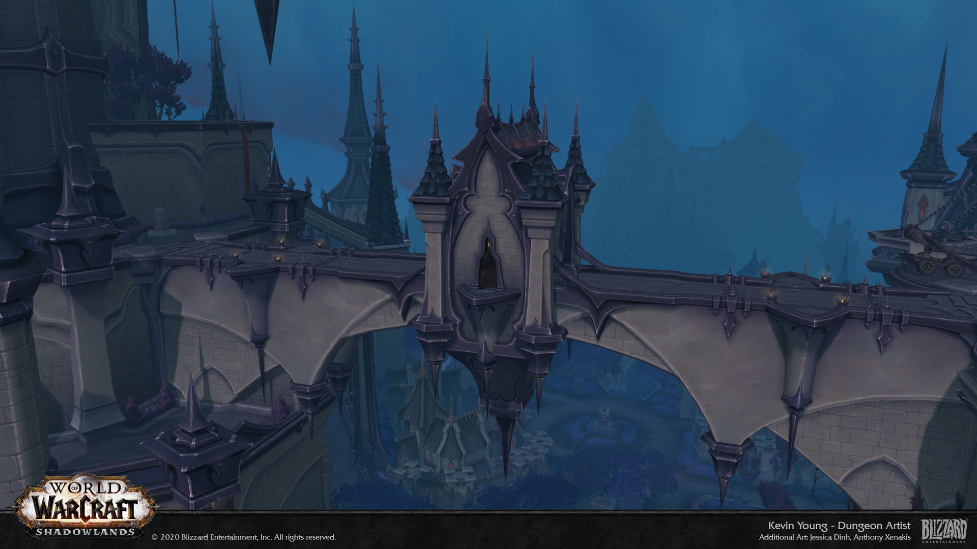 Kevin Young - World of Warcraft: Shadowlands - Revendreth Architecture