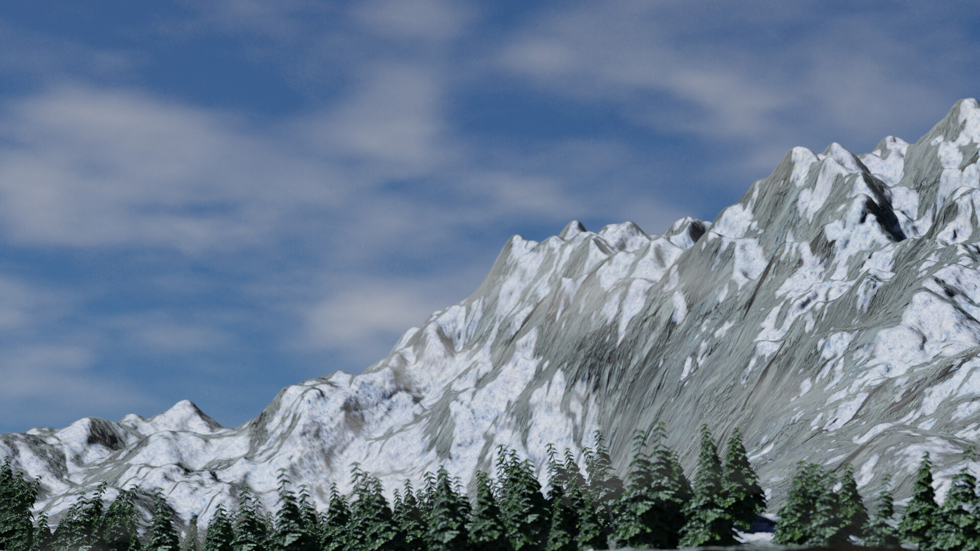 ArtStation - Mountain Scape