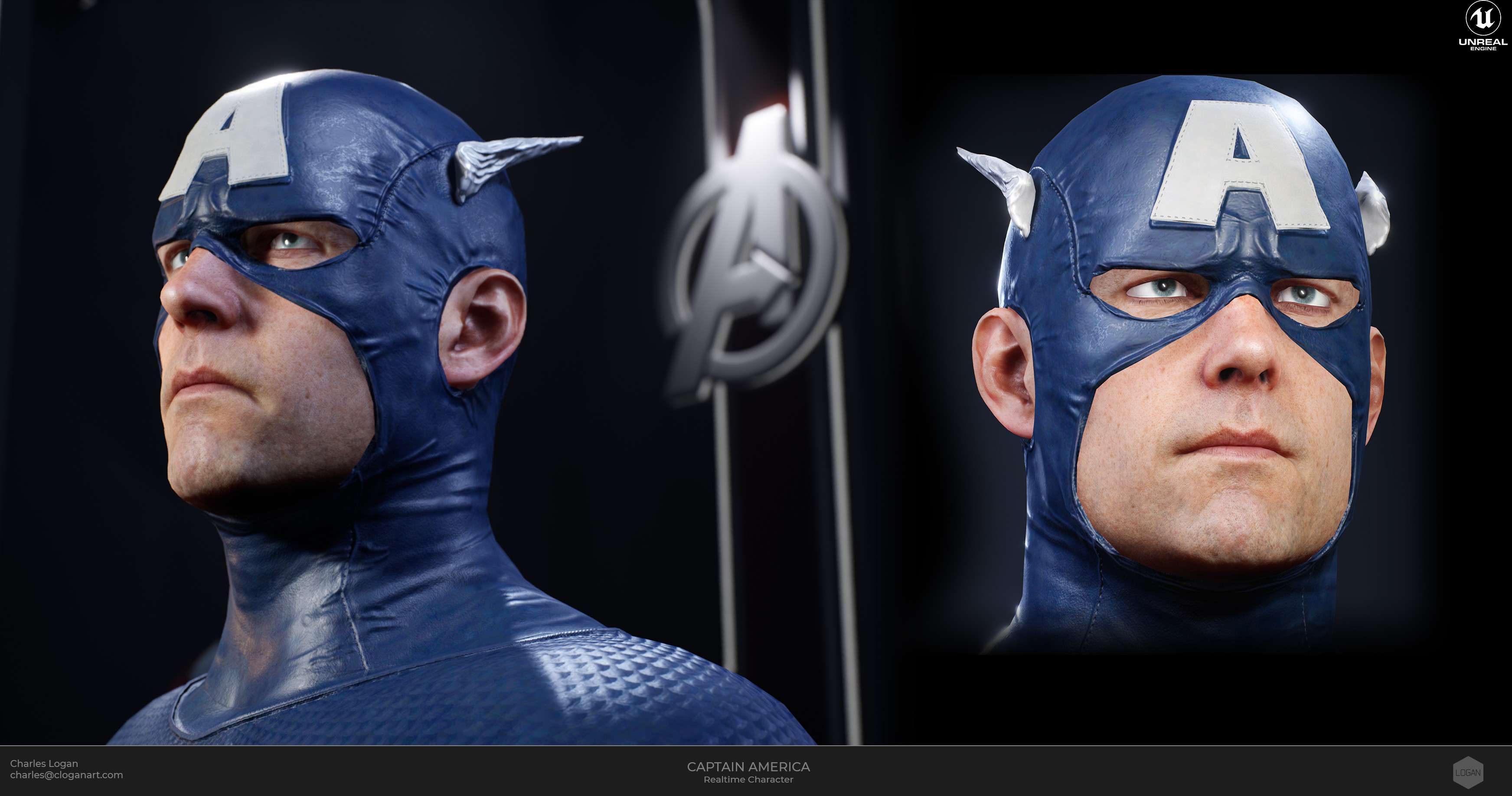 Charles Logan - Captain America - Realtime Character