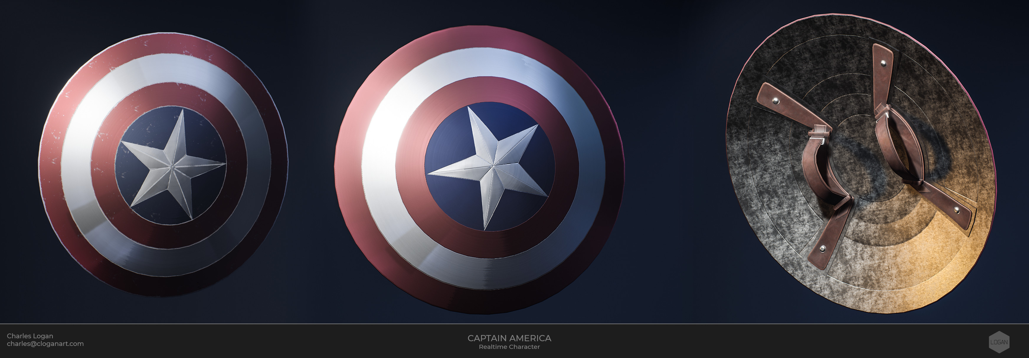 Charles Logan - Captain America - Realtime Character
