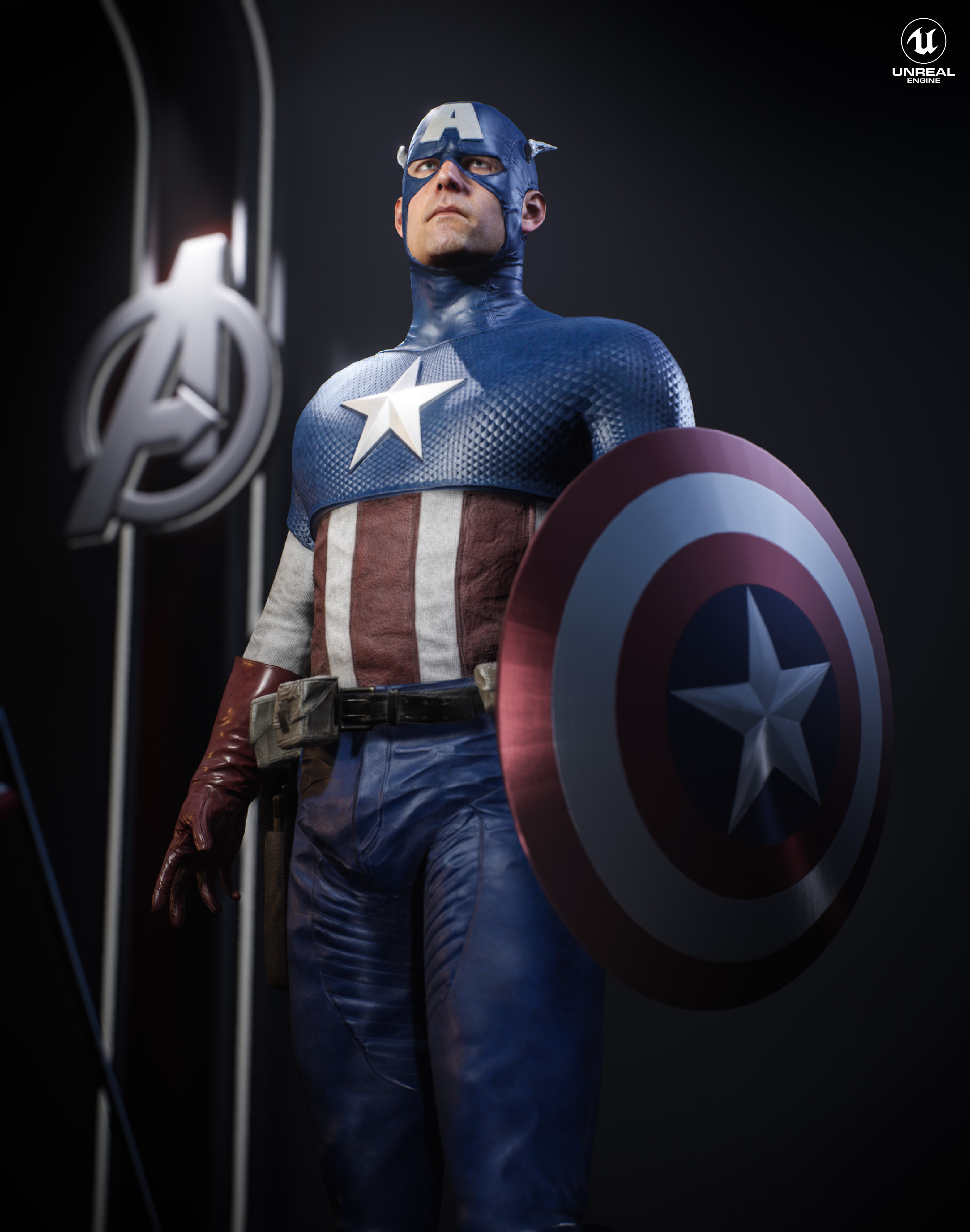 Charles Logan - Captain America - Realtime Character
