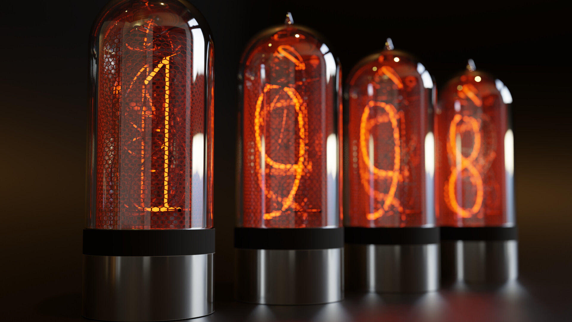 ArtStation - Nixie Tubes