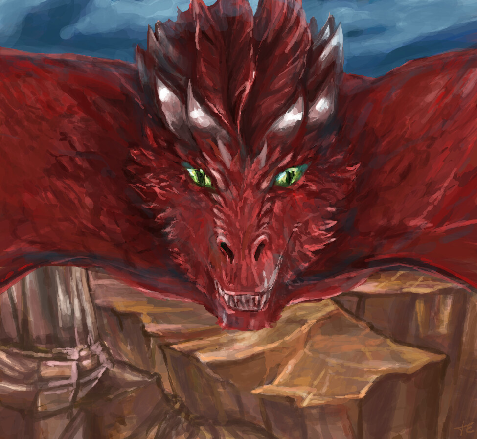 ArtStation - Red Dragon