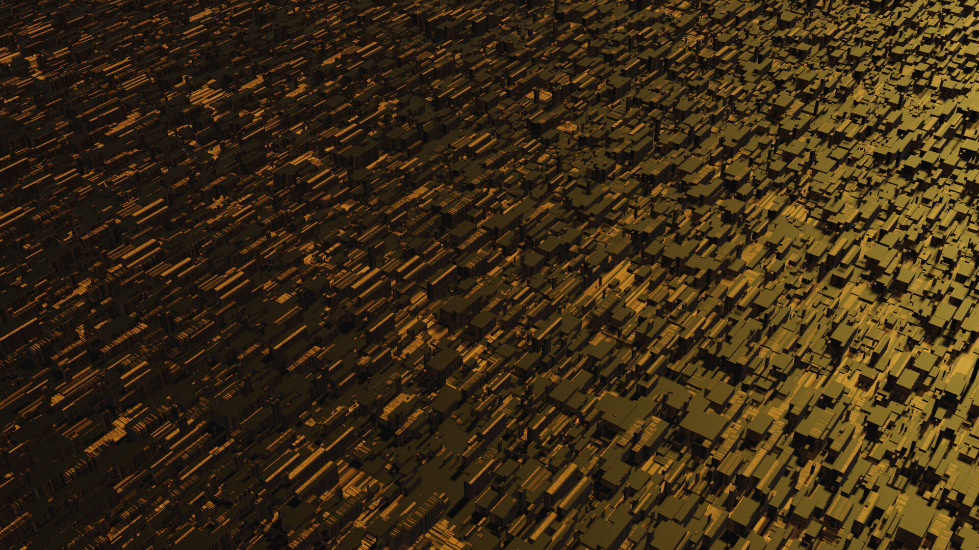 ArtStation - #18 proc gen particle city