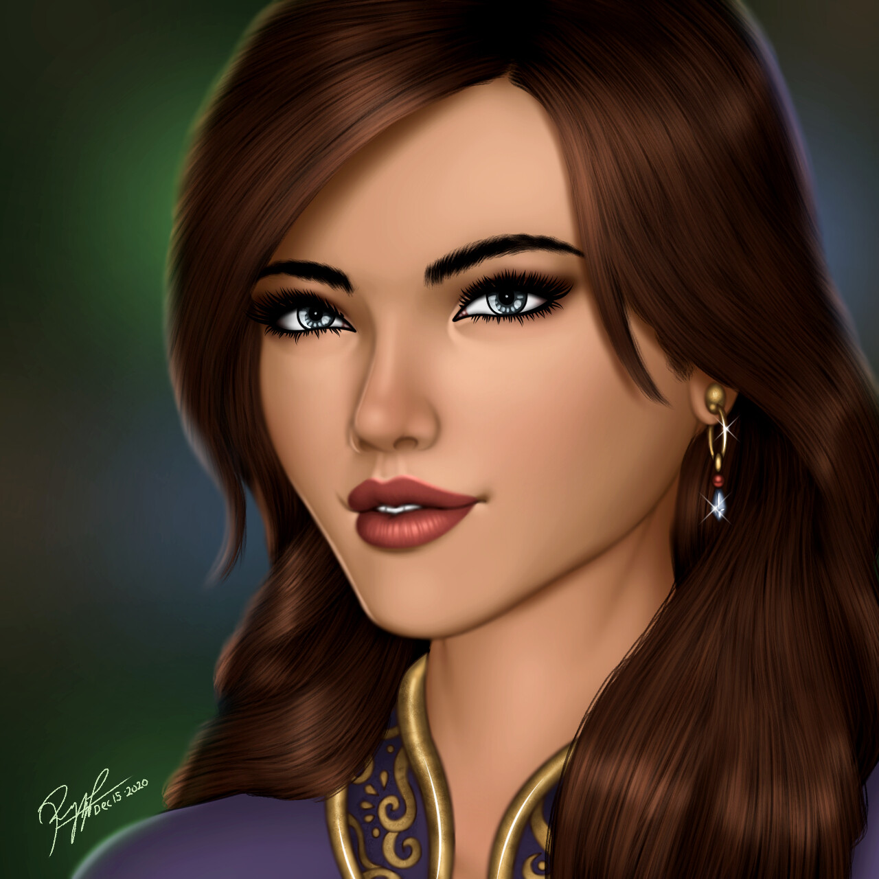 ArtStation - OC Girl Timelapse Dec 15 2020