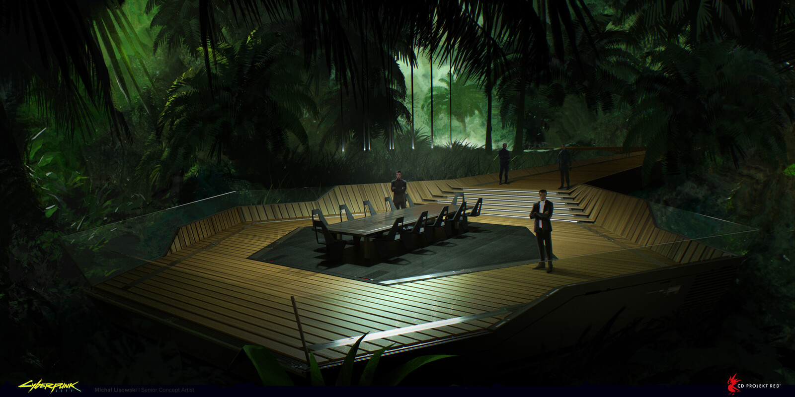 Michal Lisowski - Cyberpunk 2077 | Asasaka building jungle