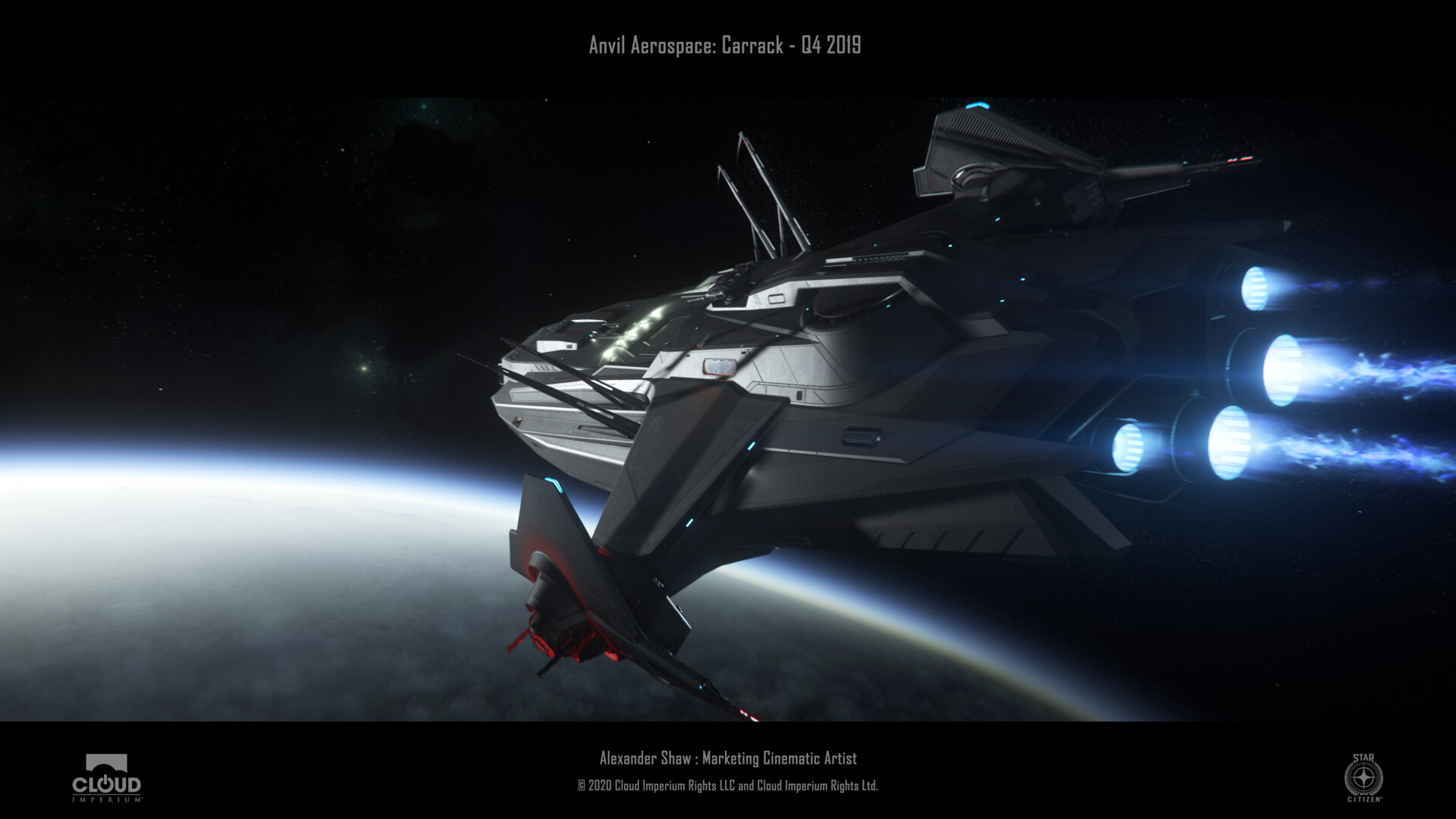Alex Shaw - Anvil Carrack - Flyable Now