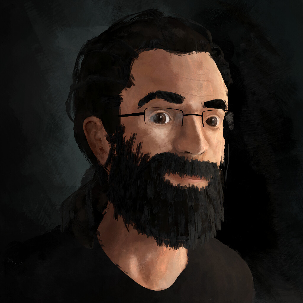 ArtStation - Painterly 3D Self-portrait