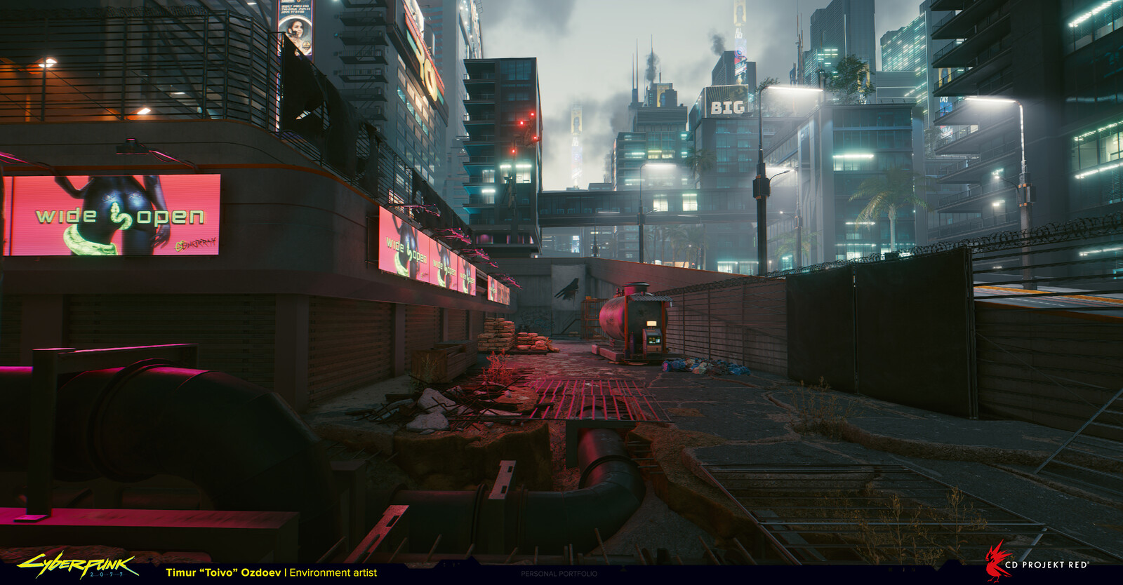 Timur "Toivo" Ozdoev - Cyberpunk 2077 - Parking lot