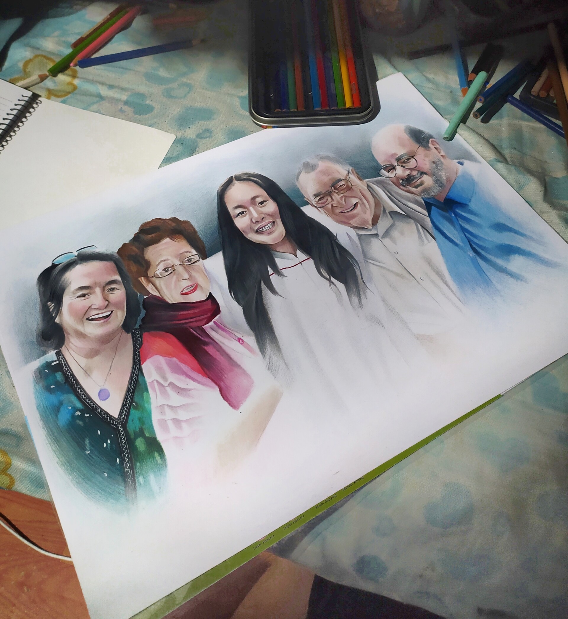 ArtStation - Family Portrait from USA