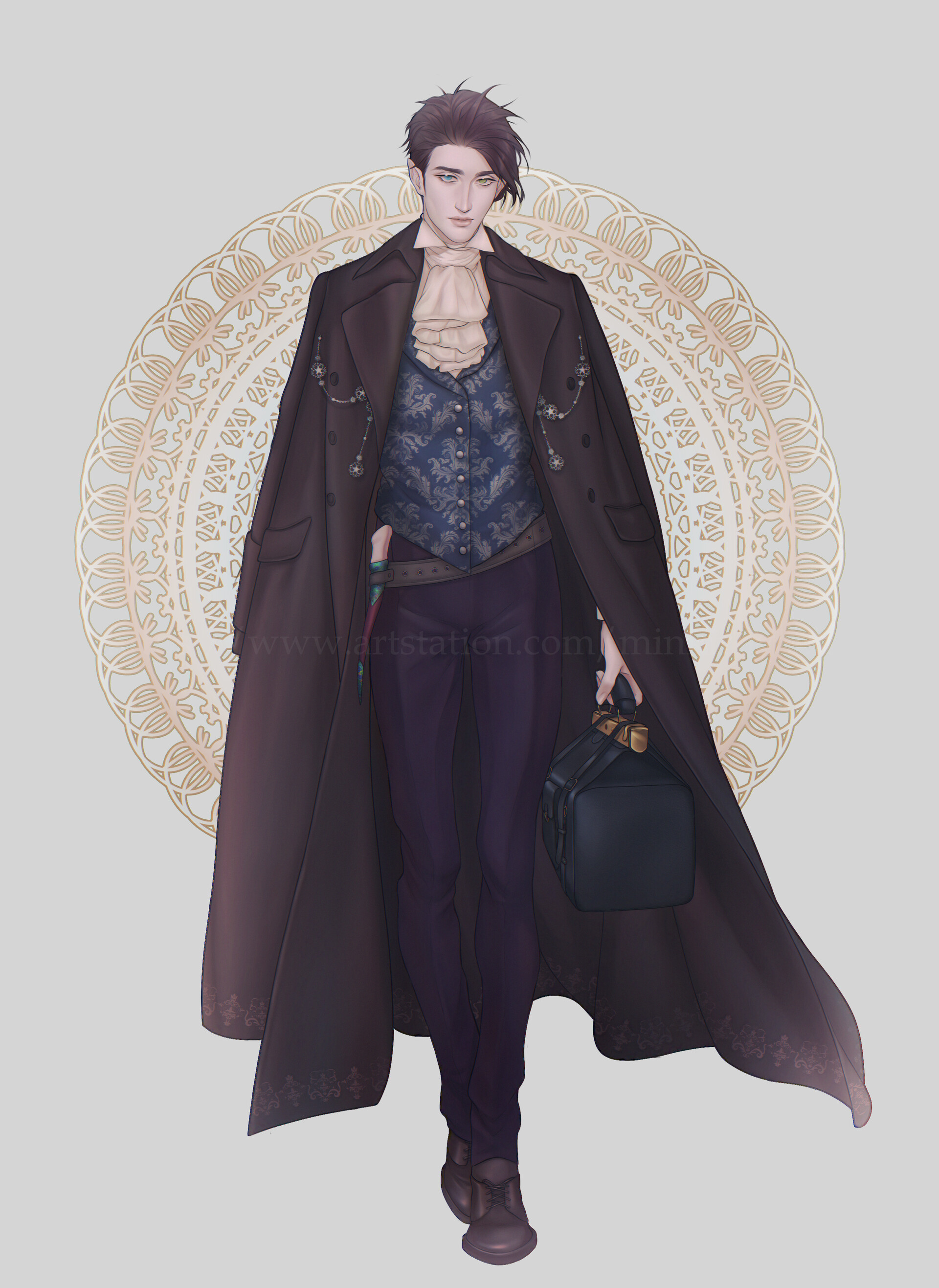 ArtStation - Dhampir (commission)