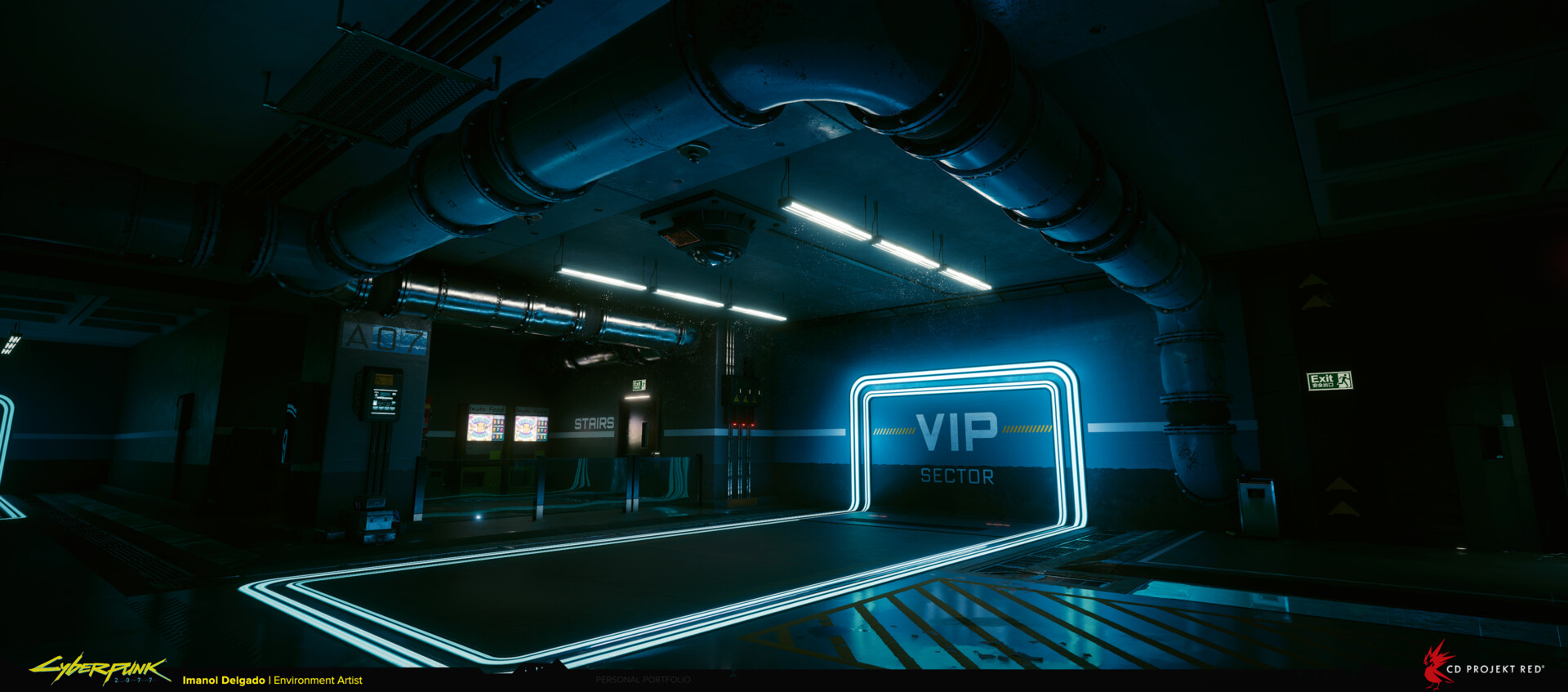 Imanol Delgado Salazar - Underground Parking lot - Cyberpunk 2077