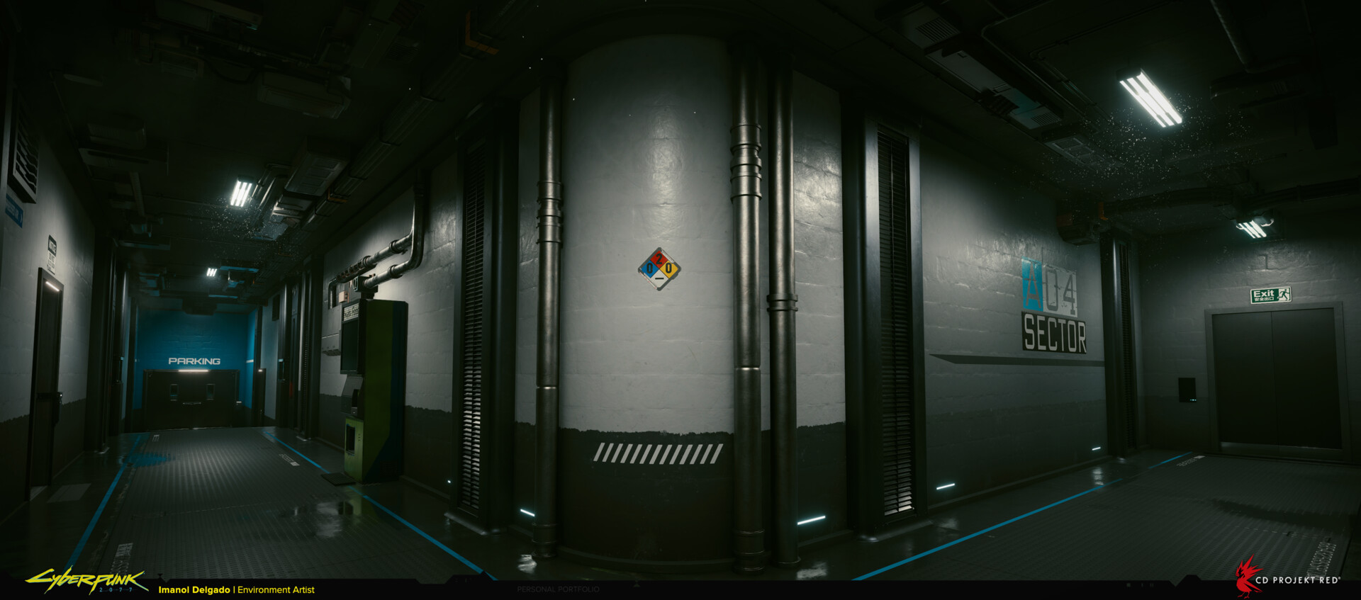 Imanol Delgado Salazar - Underground Parking lot - Cyberpunk 2077