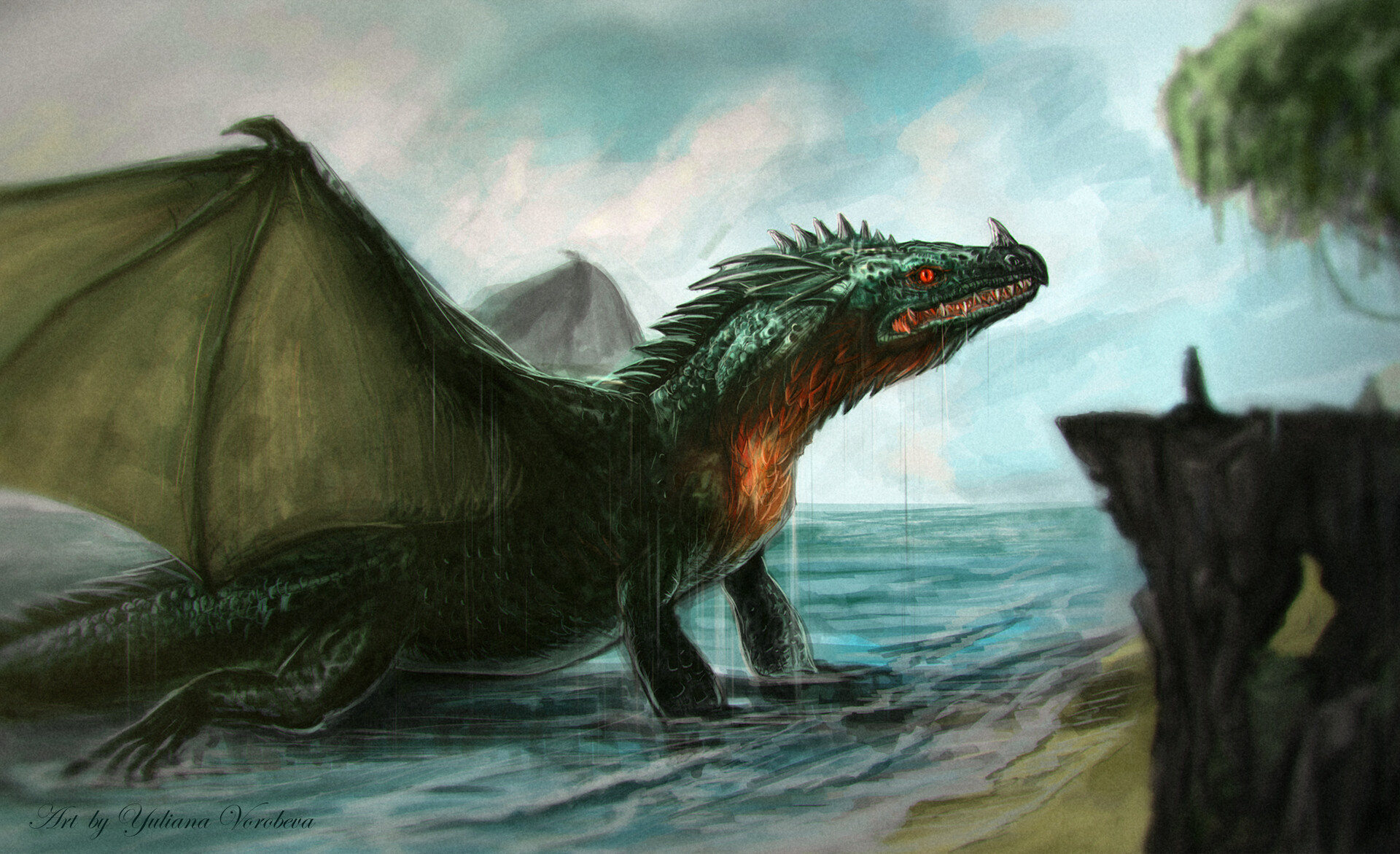 ArtStation - Sea Dragon