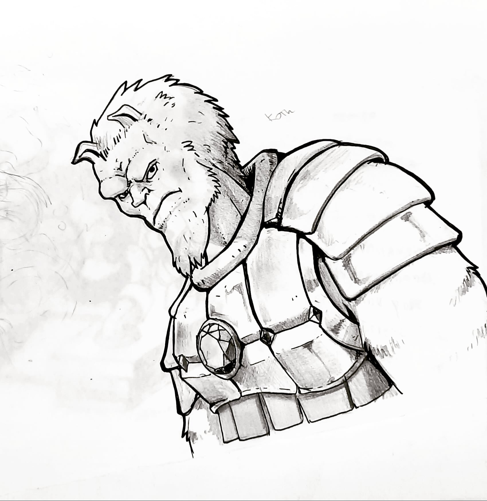 ArtStation - First version of king koth