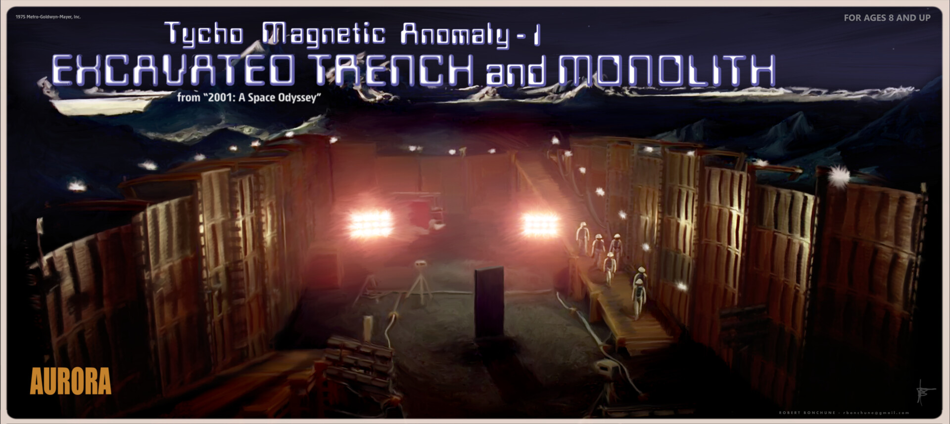 Robert Bonchune - Excavated Trench and Monolith - Tycho Magnetic ...