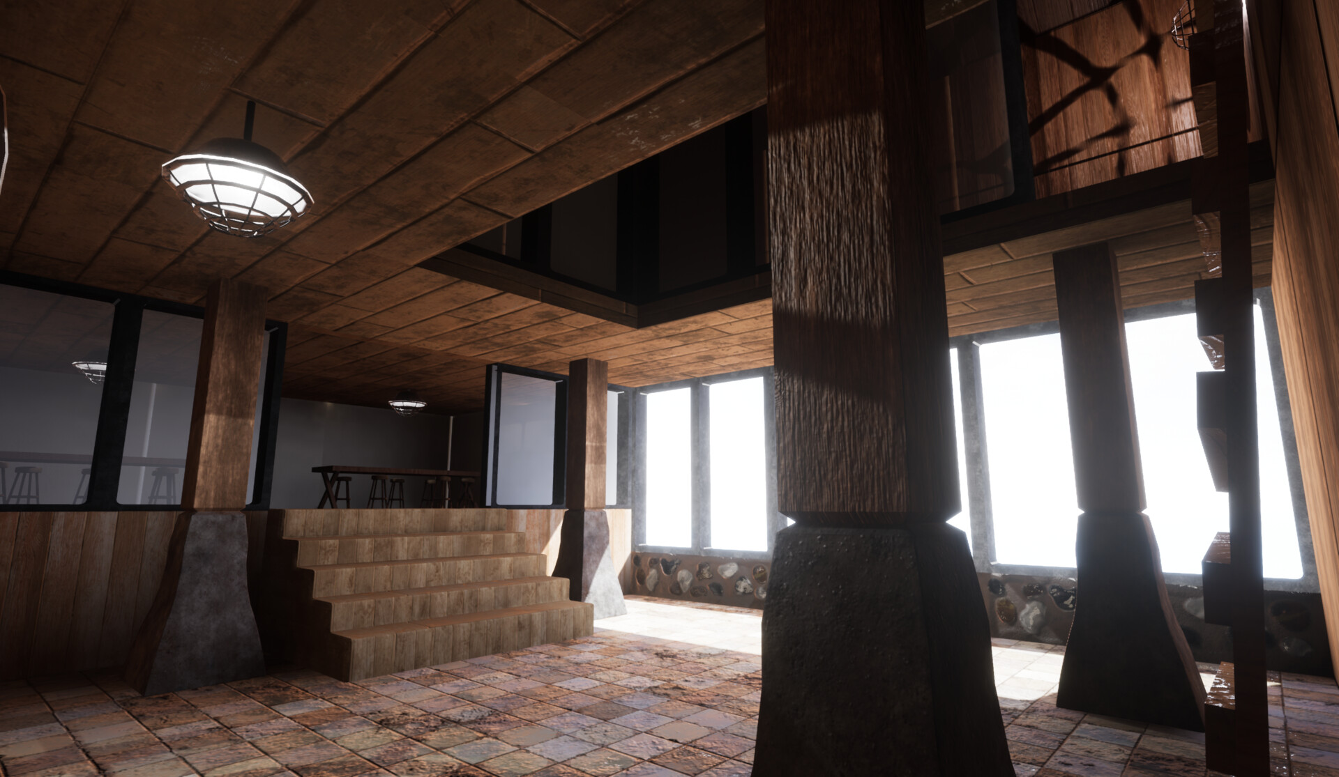 ArtStation - Modern Barn House Environment - Unreal