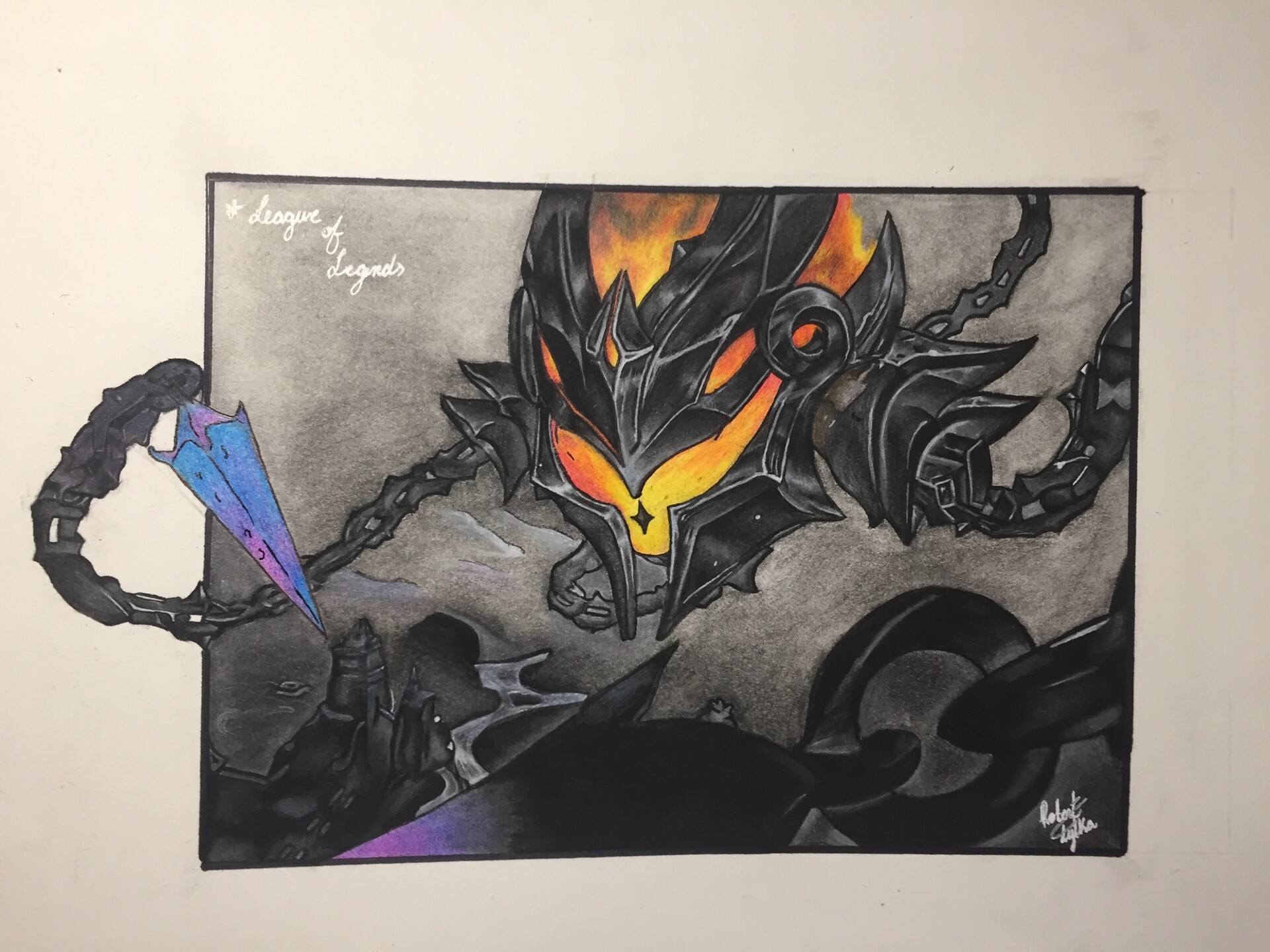 ArtStation - Infernal Vel'Koz - League Of Legends