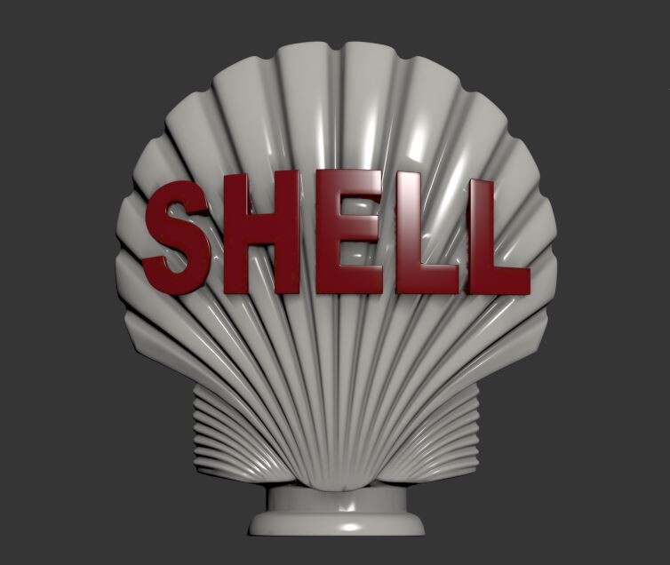 ArtStation - Shell 3D Logo Lamp