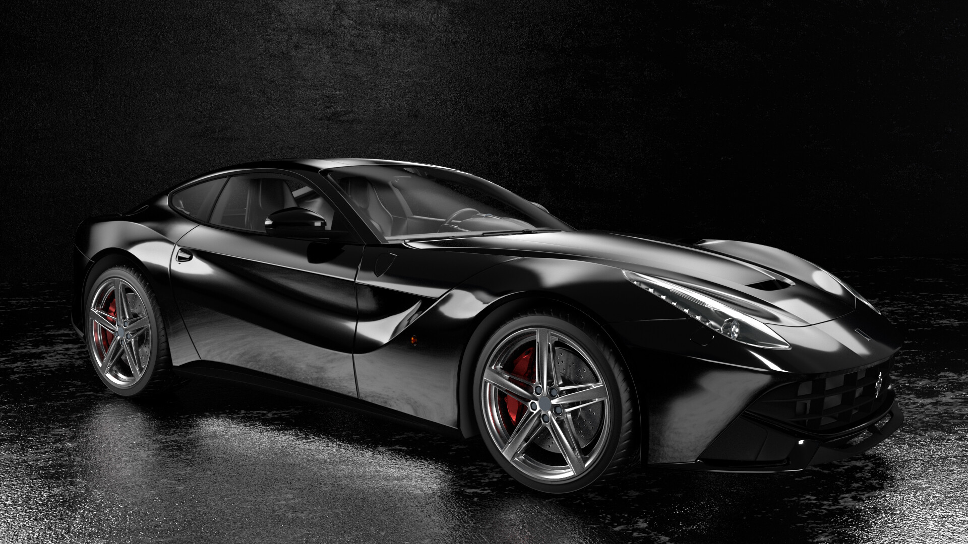 ArtStation - CAR IN REDSHIFT