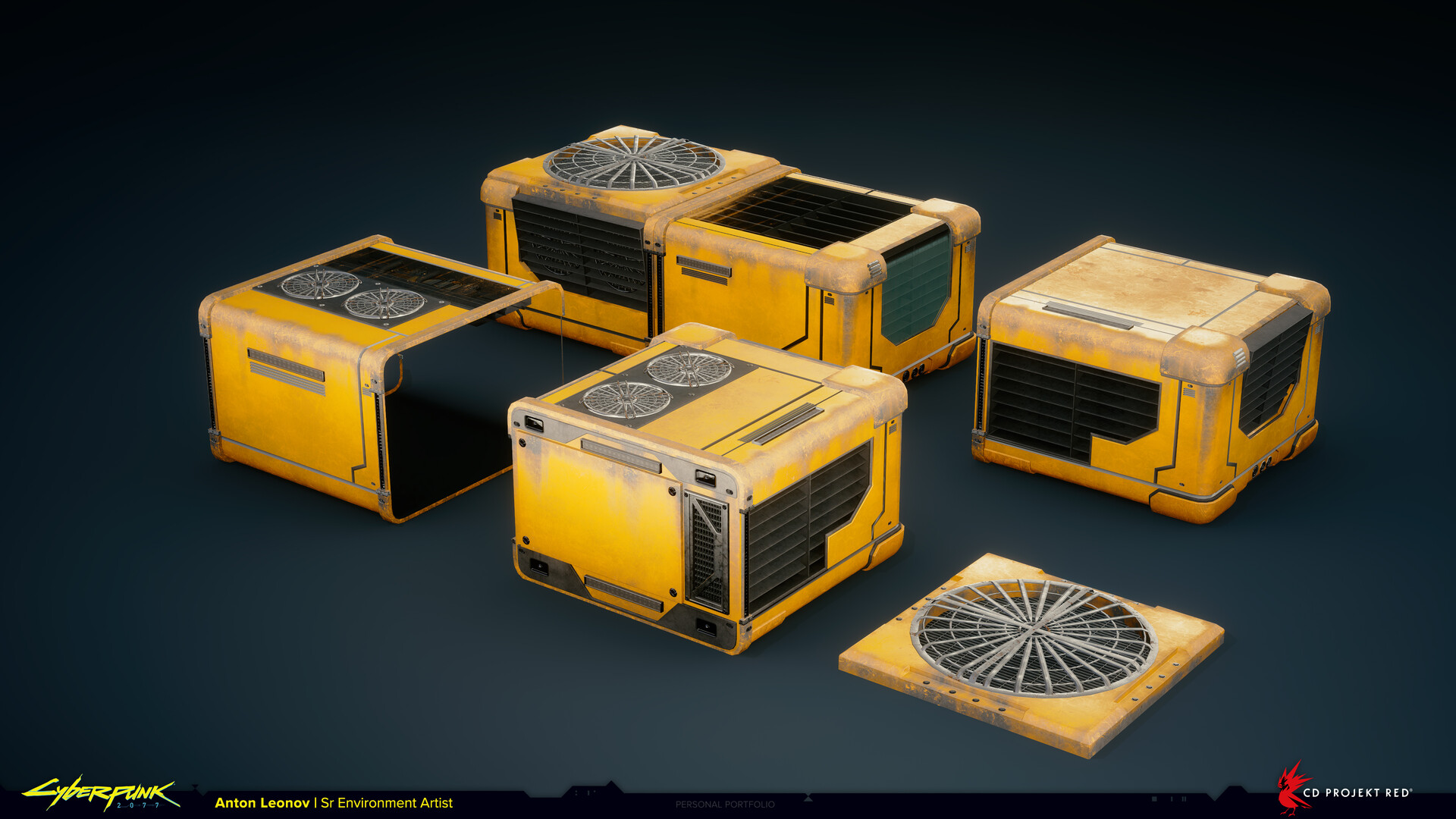 Anton Leonov - CYBERPUNK 2077 | Rooftop Fan set