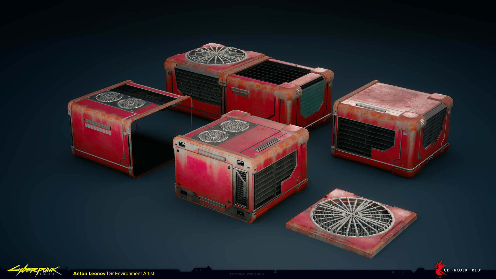 Anton Leonov - CYBERPUNK 2077 | Rooftop Fan set