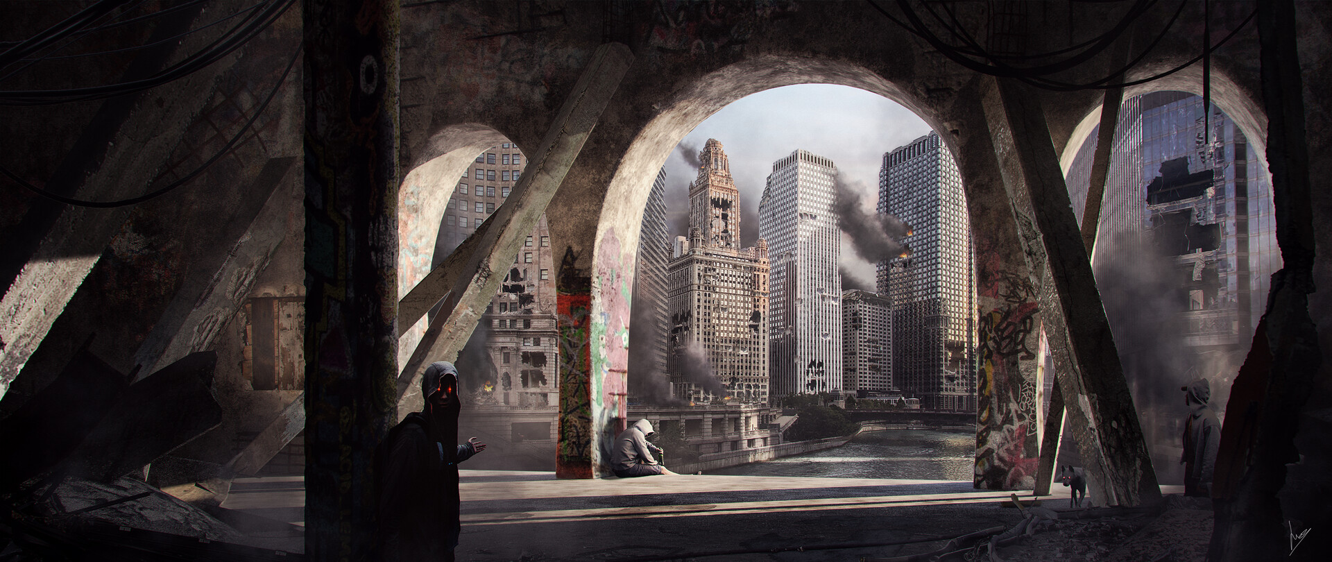 ArtStation - Destroyed City