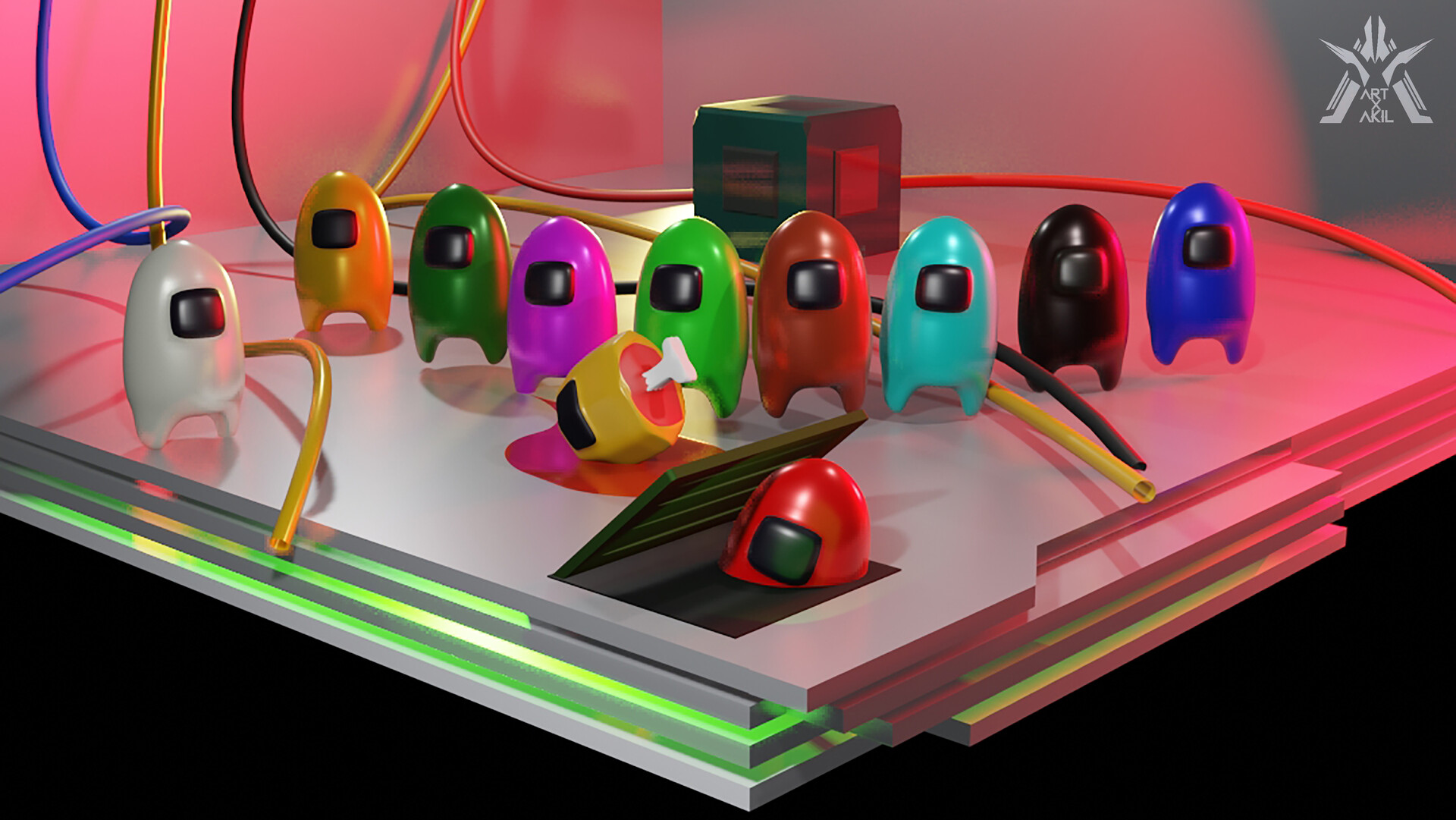 ArtStation - Among us 3d / First project