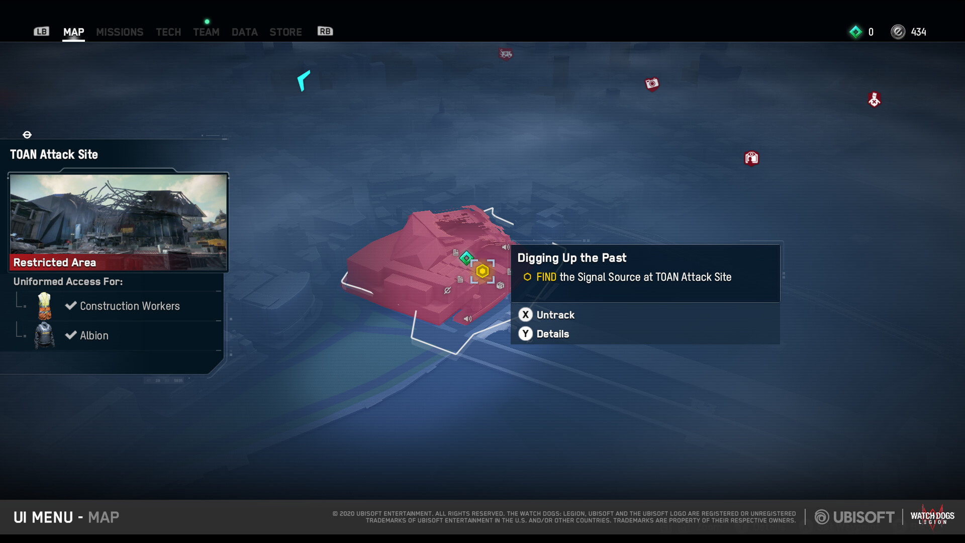 Chris Francis - Watch Dogs Legion - UI