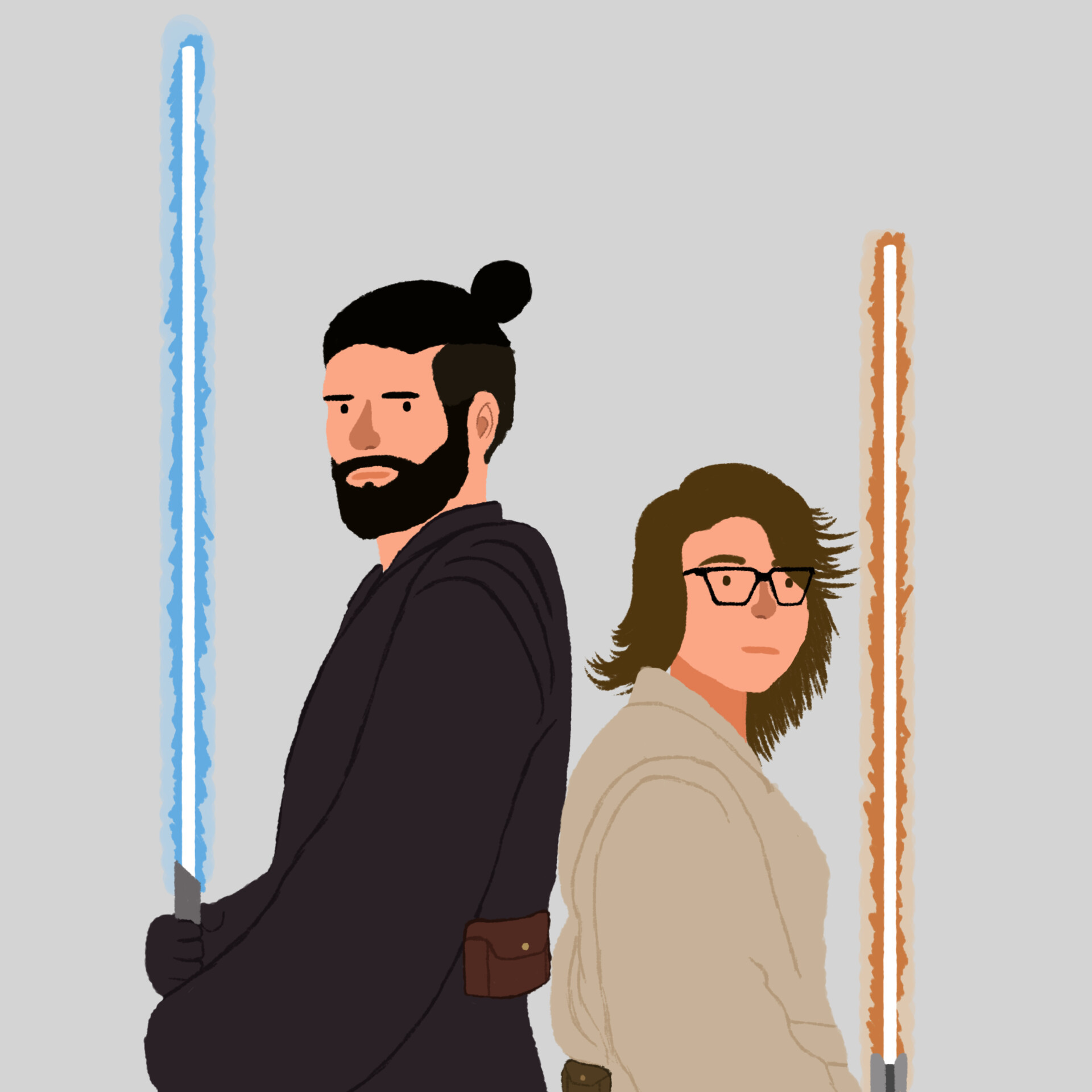 ArtStation - Jedi and Padawan