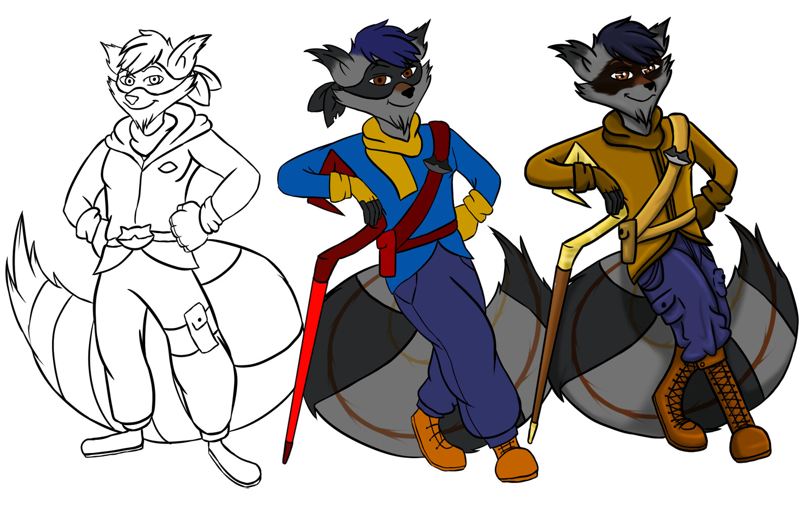 Julia Wolanska - sly cooper redesign
