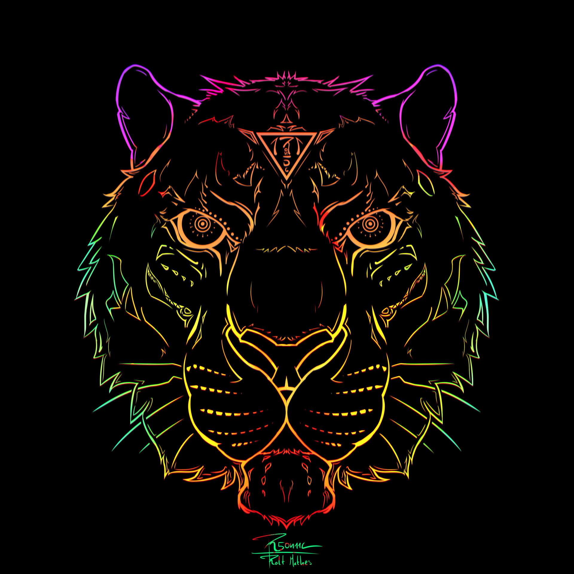 ArtStation - Trippy Tiger
