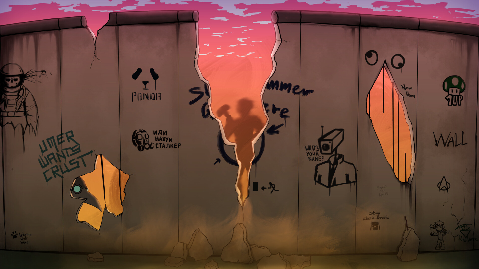ArtStation - When the walls fell