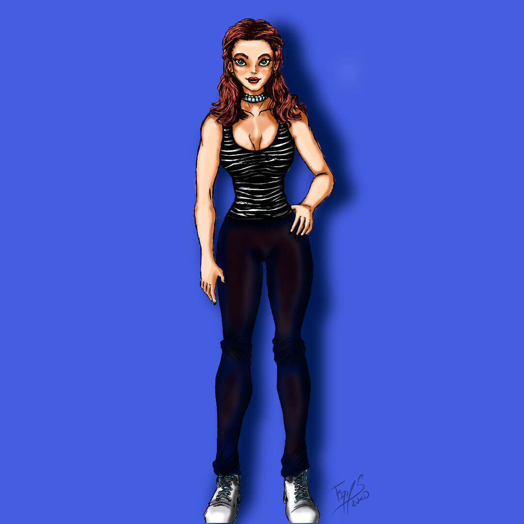 ArtStation - Girl Character (One- shot concept artist)