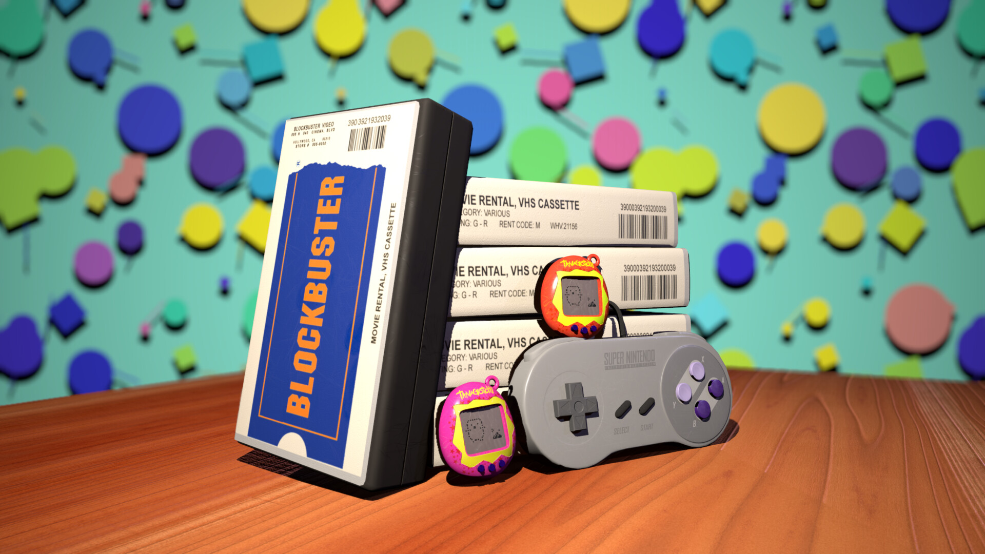 ArtStation - 90's Props