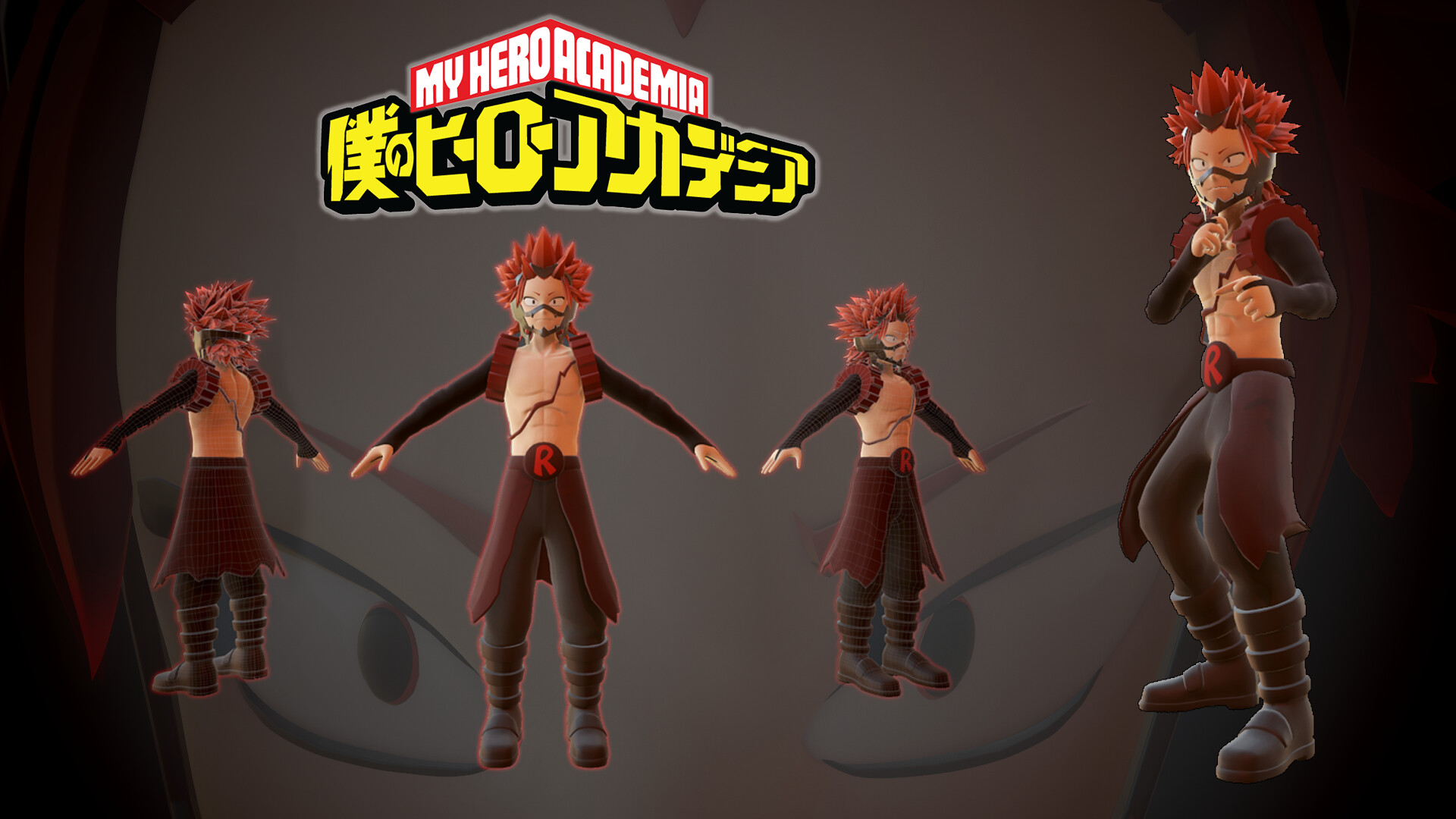 ArtStation - Kirishima "Red Riot" - Boku no Hero Academy