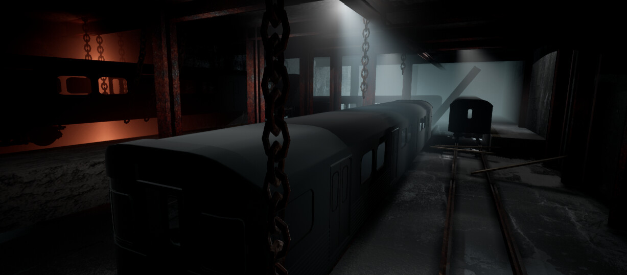 ArtStation - Subway Horror 3D Environment