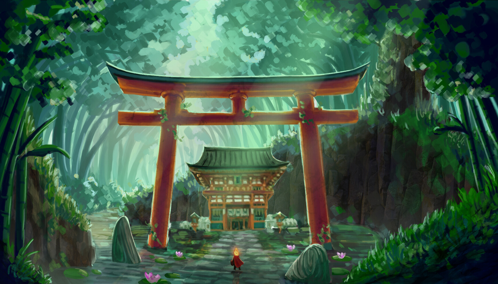 ArtStation - A Beautiful World - Concept art