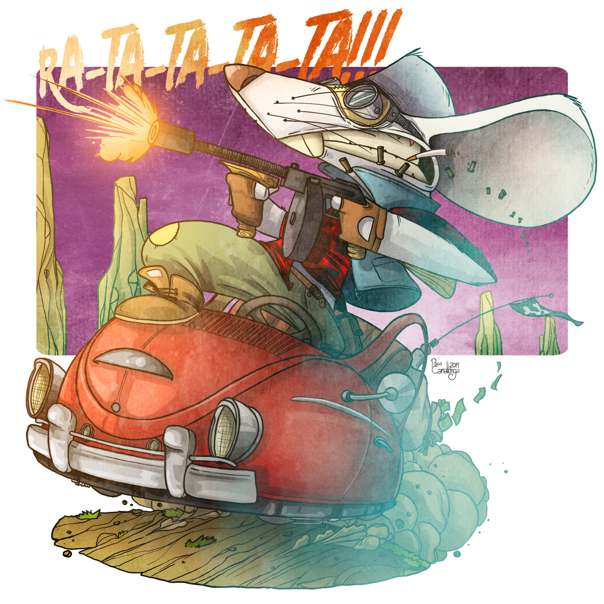 ArtStation - Rat attack!!