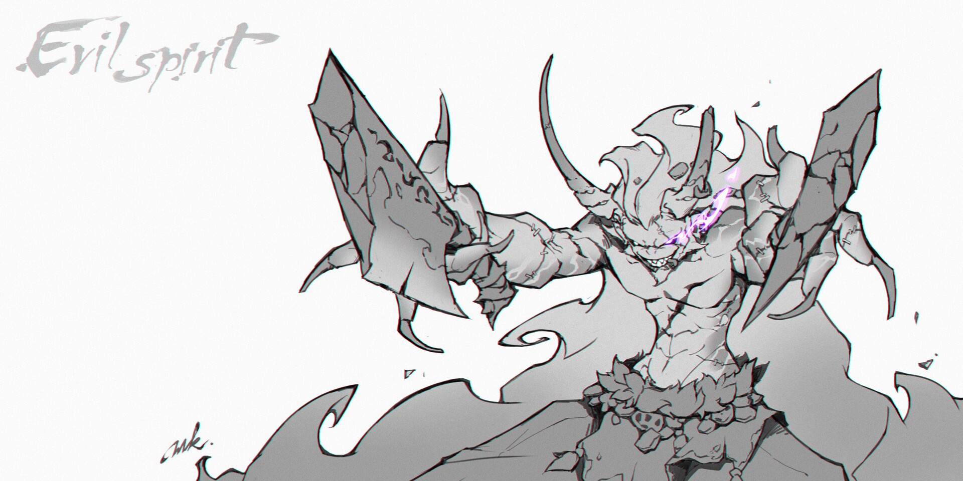 ArtStation - Evil spirit