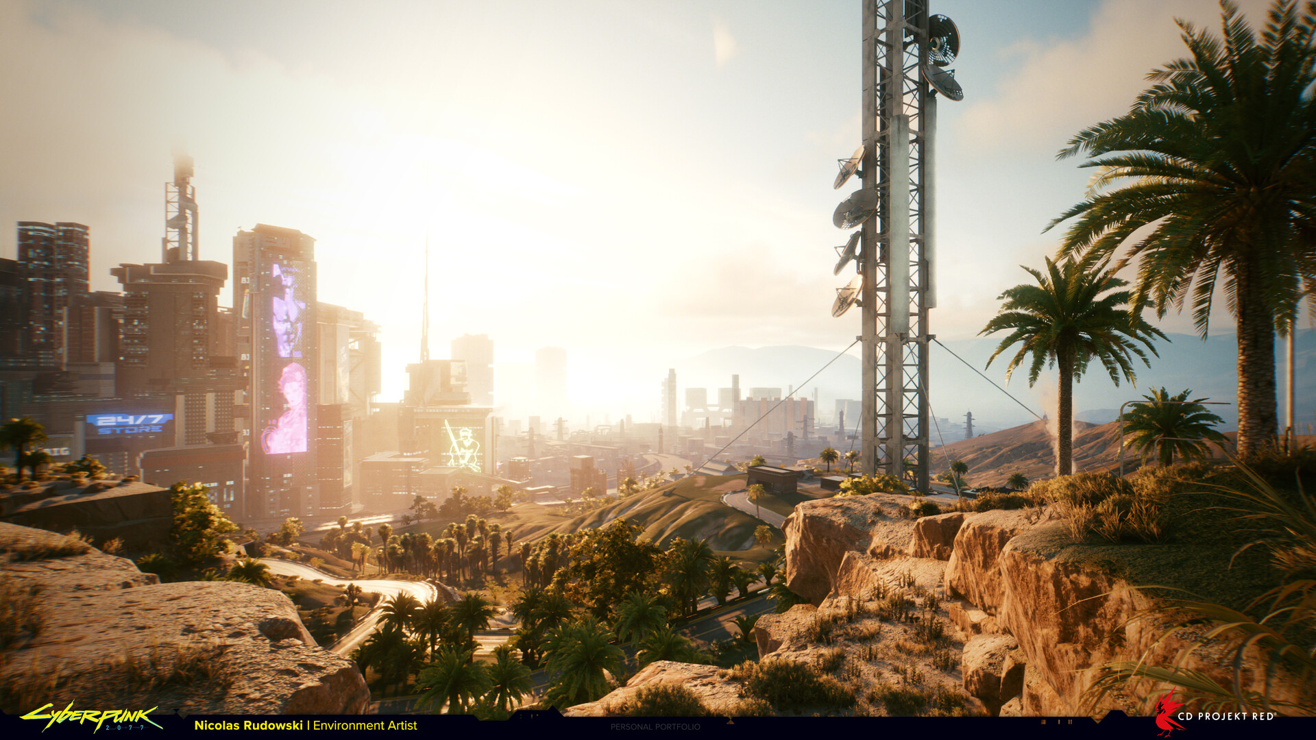 Nicolas Rudowski - Cyberpunk 2077 - Badlands open world #1