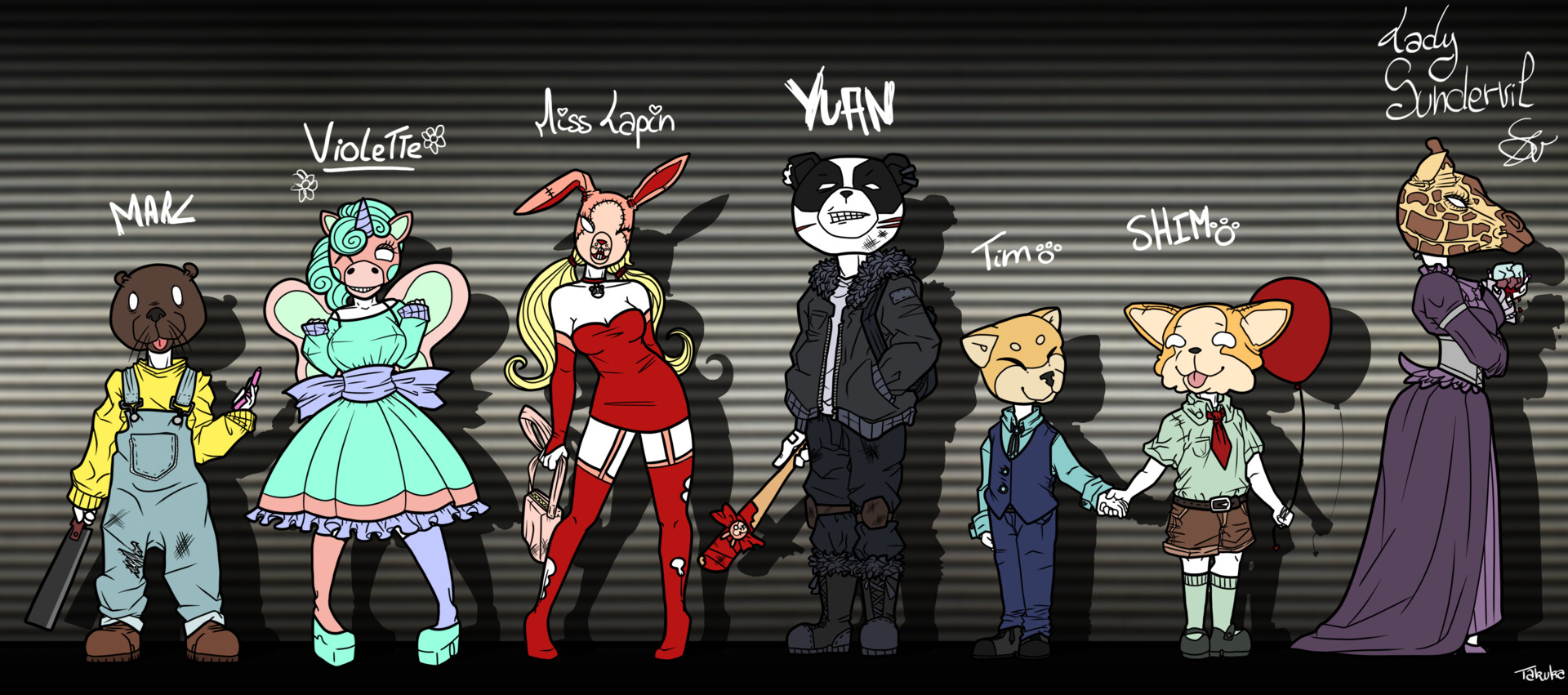 ArtStation - Animal Masks (Original Characters)