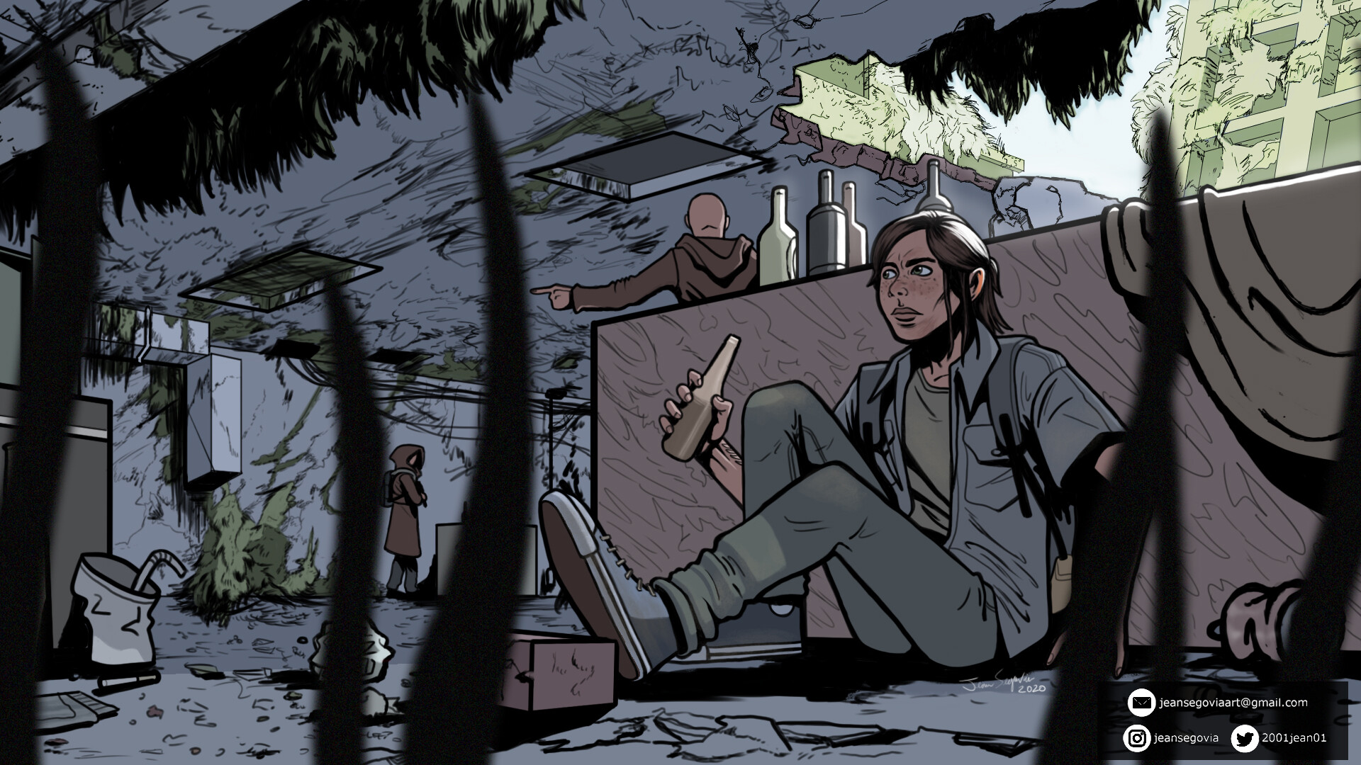 ArtStation - Ellie (The Last of Us Part II) digital art