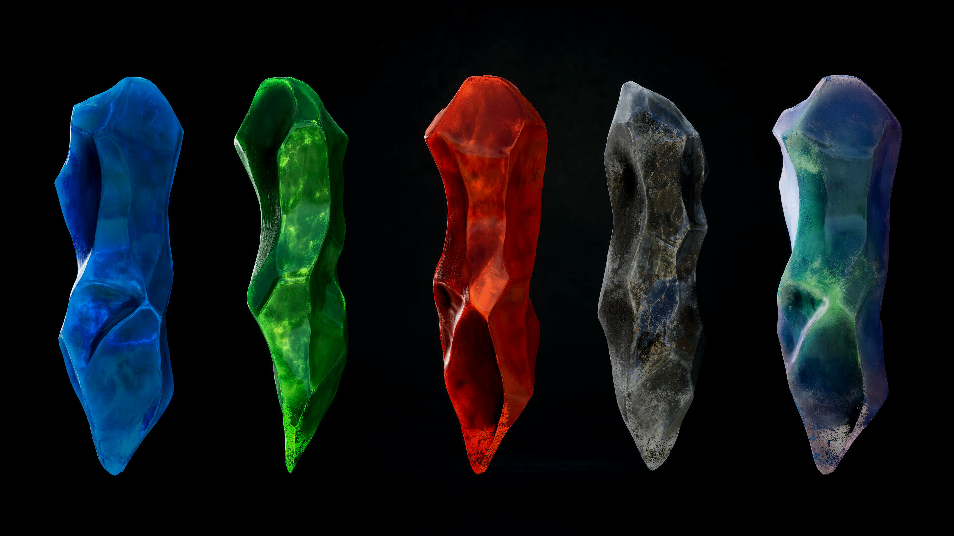 Vishal Ranga Portfolio - Crystal Shader - Unreal