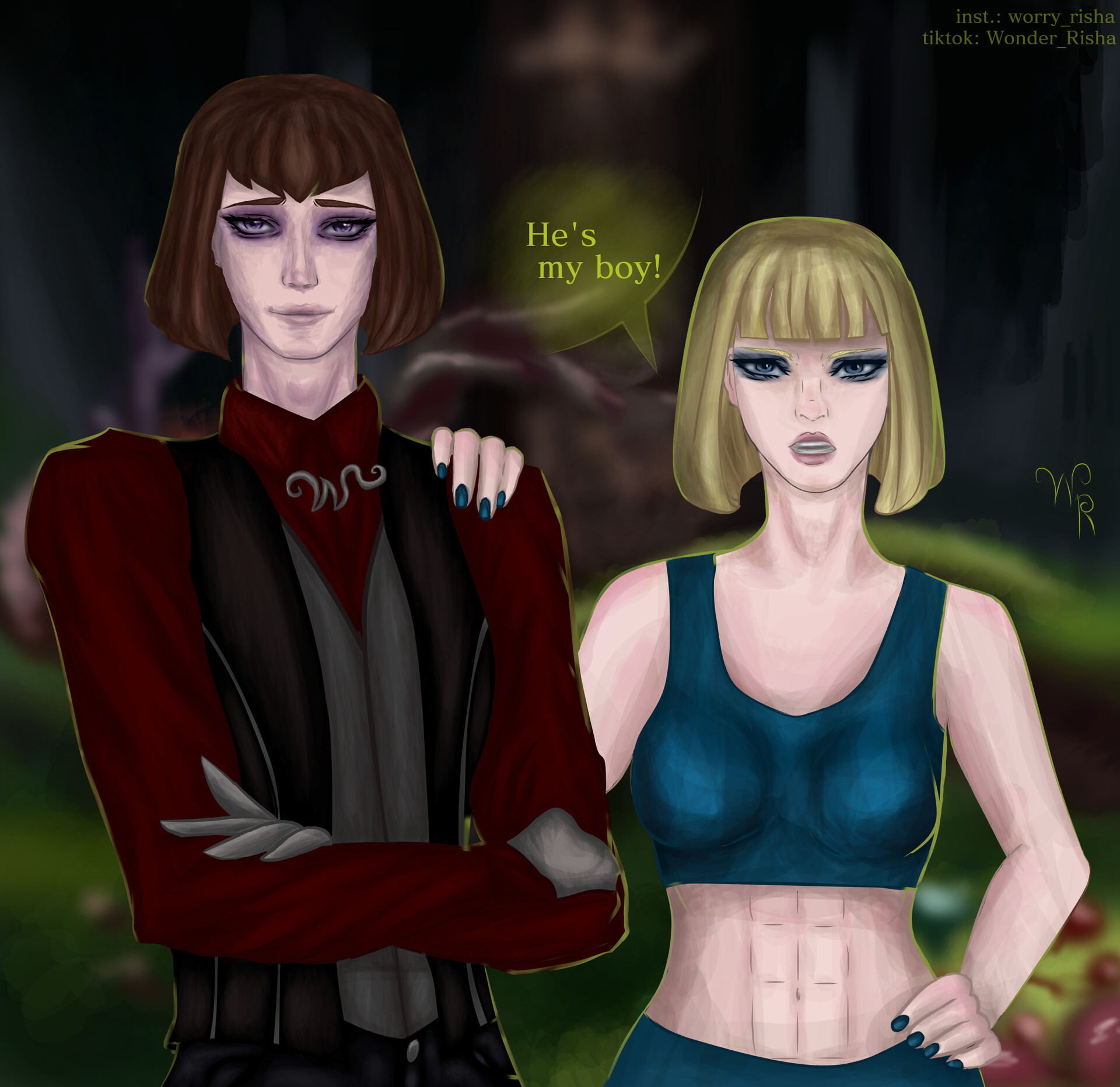 ArtStation - Willy Wonka & Violet Beauregarde