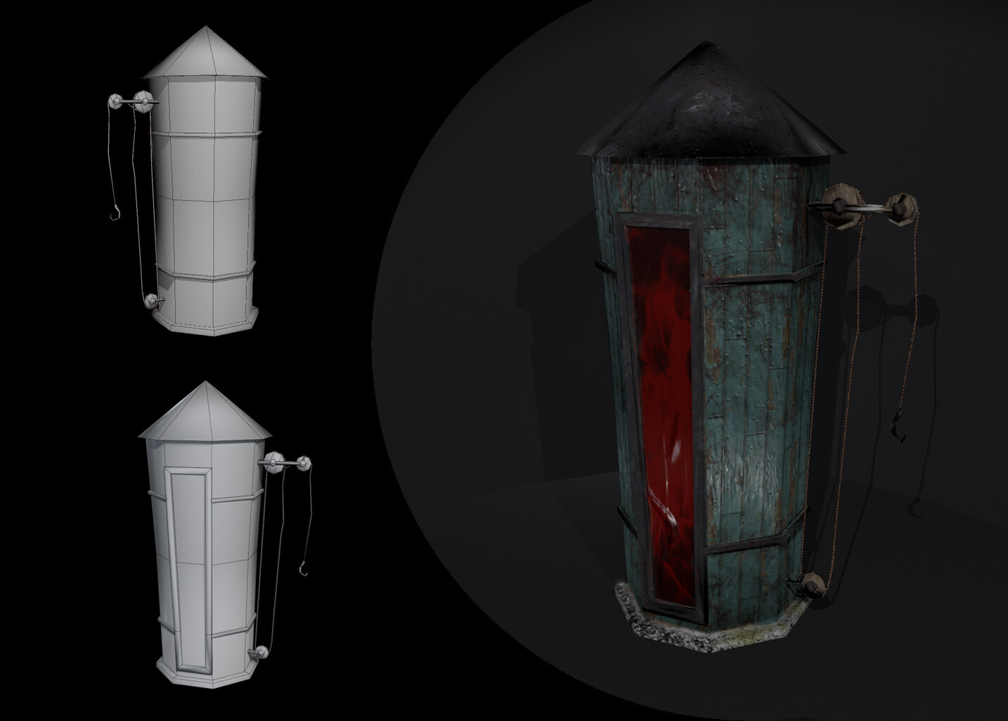 ArtStation - Fire in the storage room