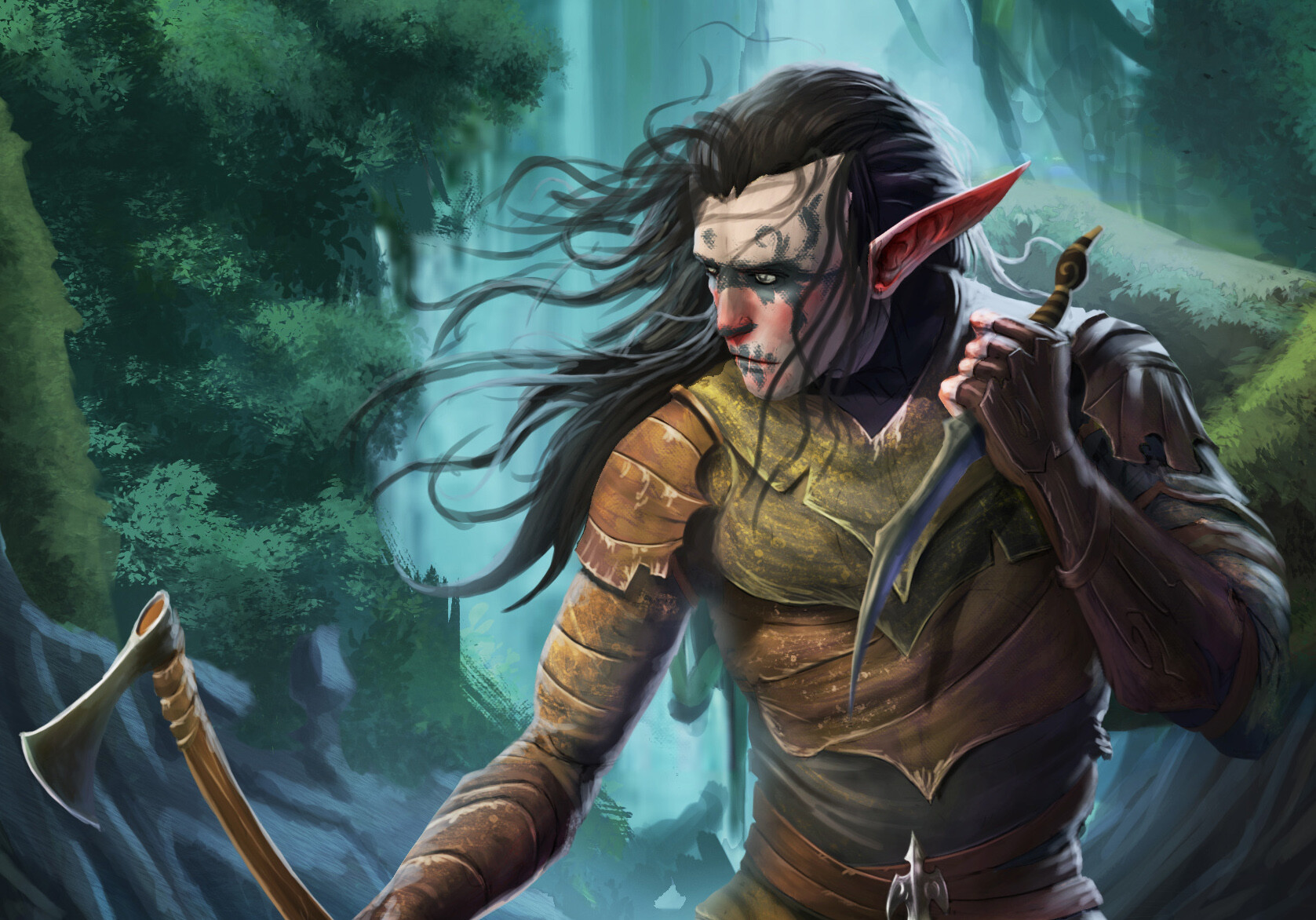 Benjámin Sólyom-Tisza - Wood elf blade dancer