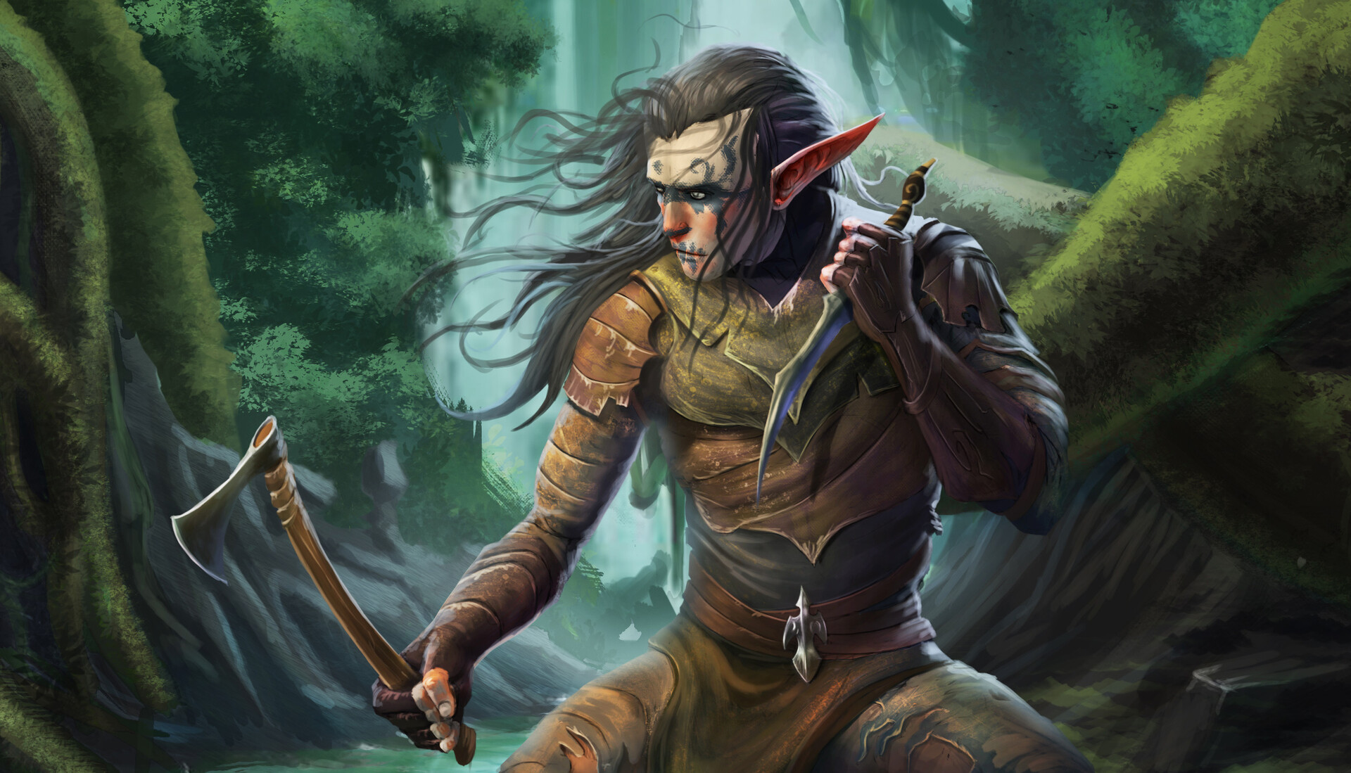 Benjámin Sólyom-Tisza - Wood elf blade dancer