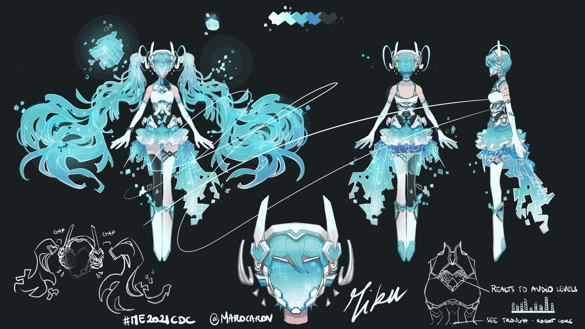 ArtStation - Miku Costume design